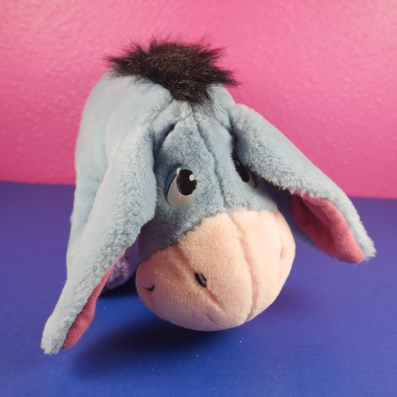 Toys | Eeyore Plush Toy 1997 Disney Mattel 12 Tail Spinning Stuffed ...